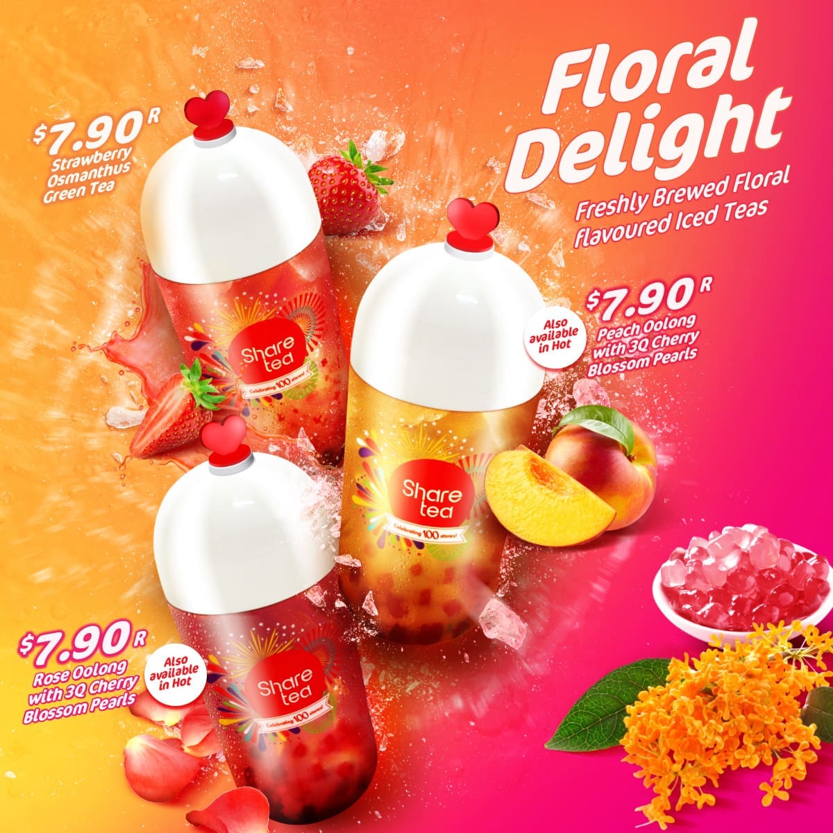 Bubble Tea & Milk Tea Menu | Sharetea Australia