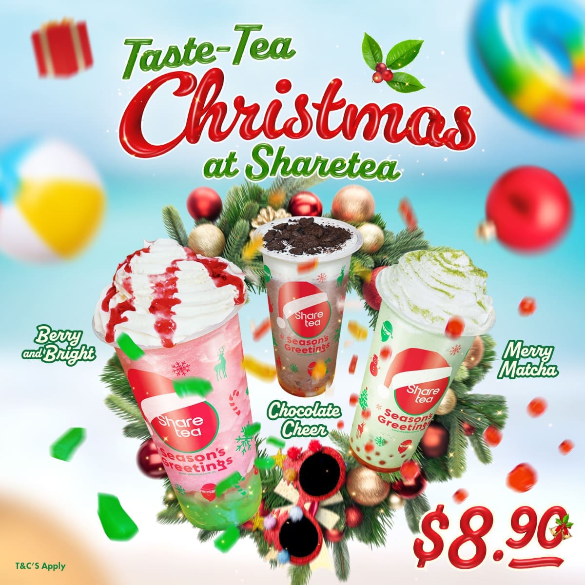 Bubble Tea & Milk Tea Menu | Sharetea Australia